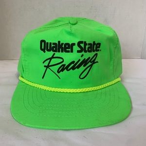 quaker state | Accessories | Quaker State Racing Slidestrap Hat Neon ...